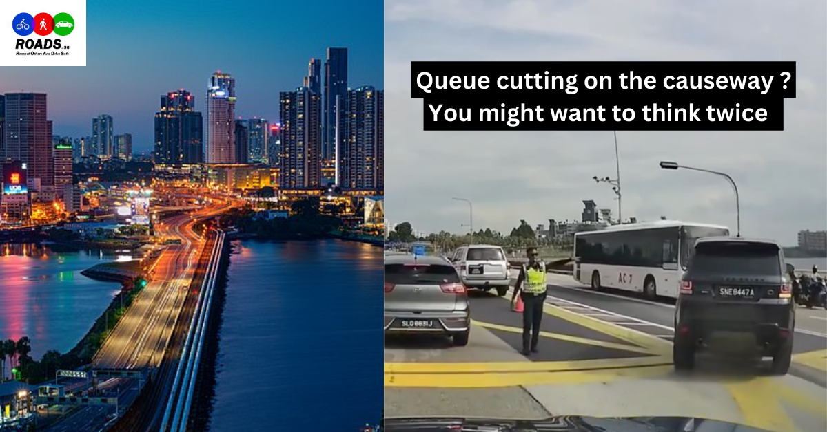 Entering into Malaysia via the Causeway ? Do avoid using the heavy vehicles' lanes