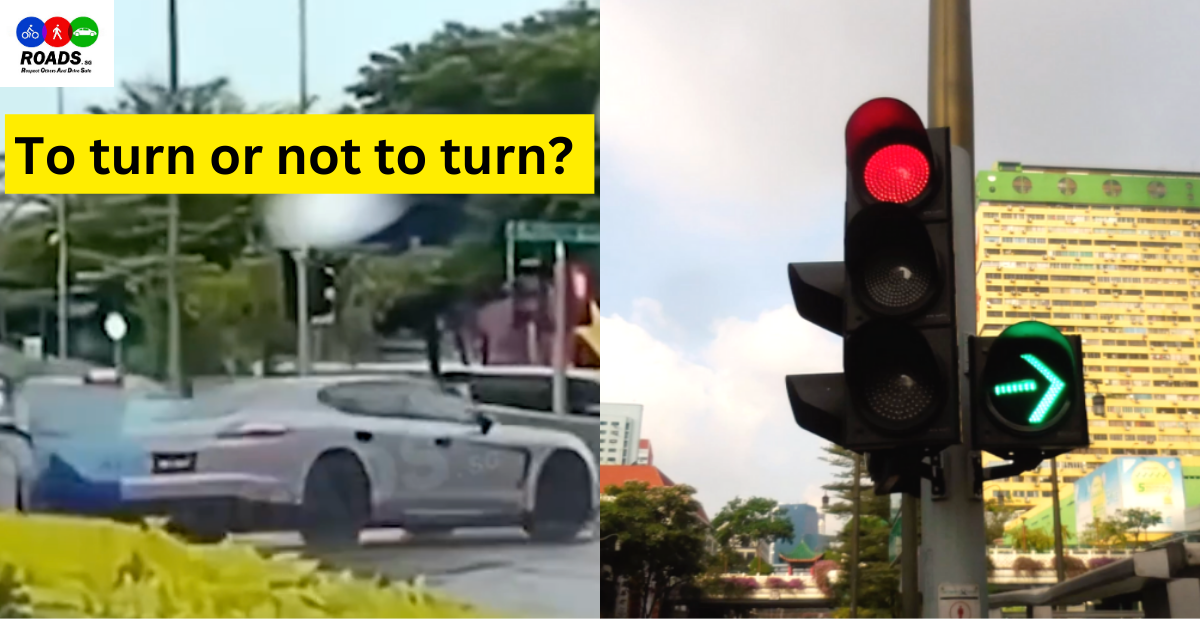 To turn or not to turn ? The risk of discretionary right-turns